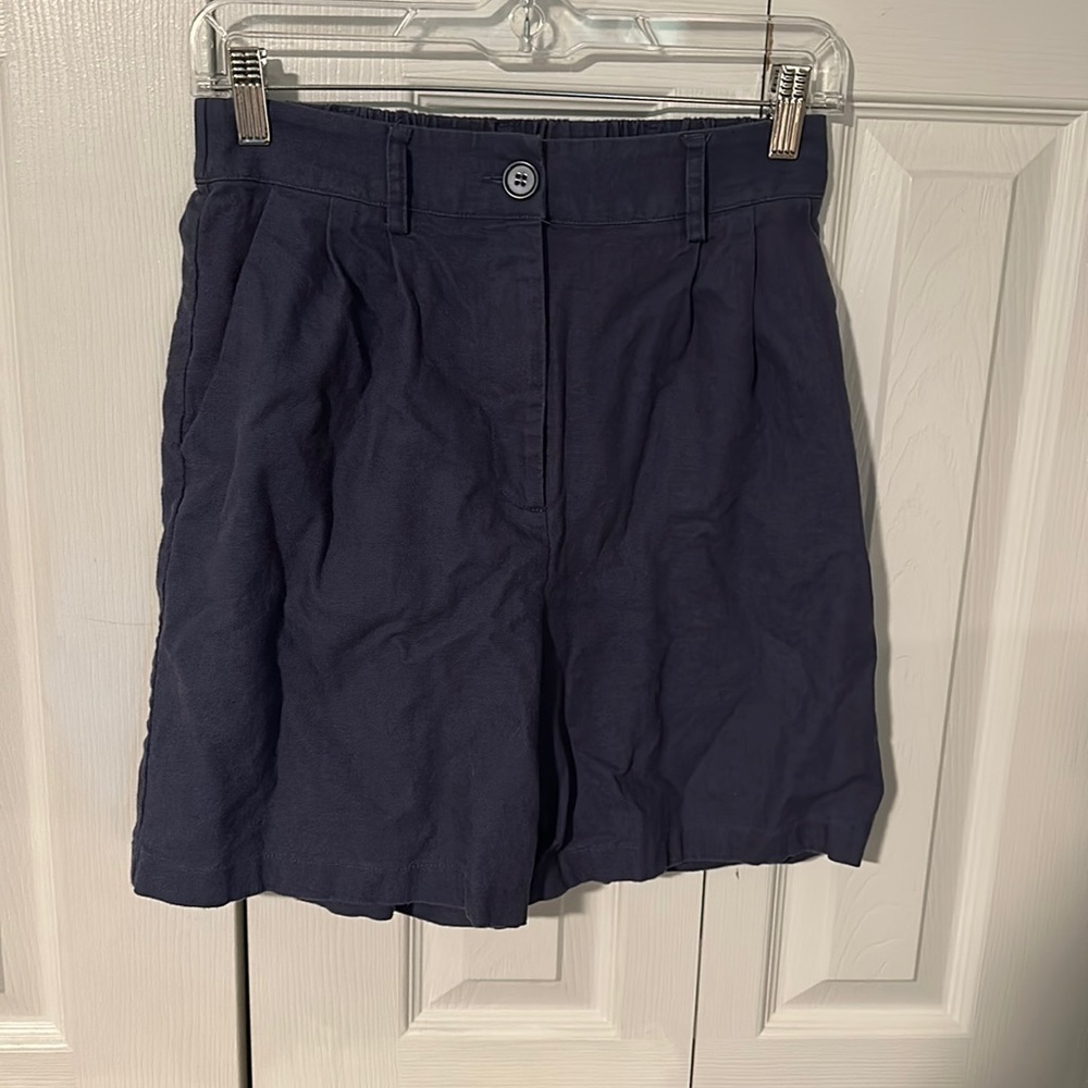 Modcloth X Princess Highway Linen Shorts - Gem
